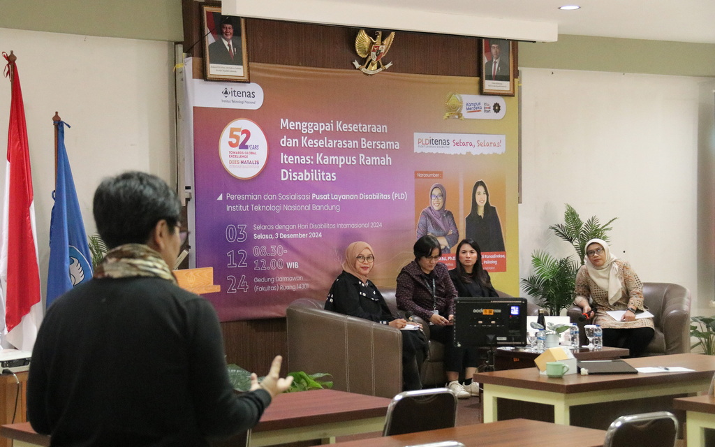 MENGGAPAI KESETARAAN DAN KESELARASAN BERSAMA ITENAS – KAMPUS RAMAH DISABILITAS – ARSIP FOTO KEGIATAN
